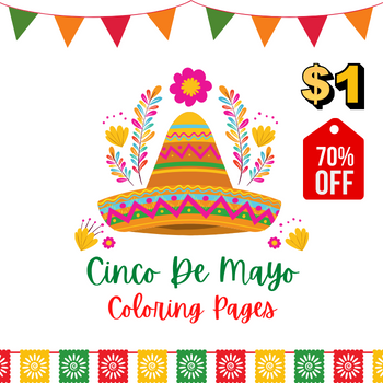 Cinco De Mayo Fiesta Coloring Pages | Made By Teachers