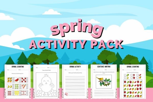 Spring Activity Pack, Classroom Activities, Spring Activity Printable ...