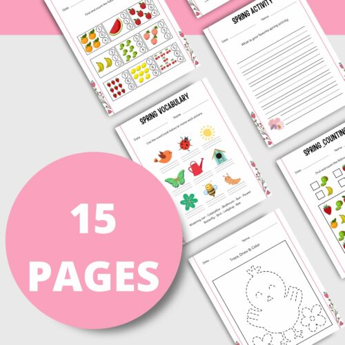 Spring Activity Pack, Classroom Activities, Spring Activity Printable ...