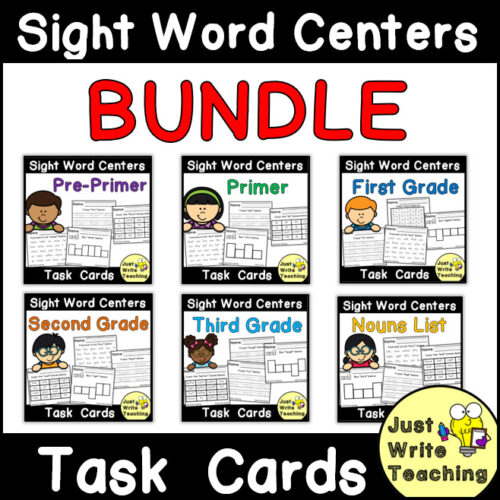 Dolch Sight Word Centers - Task Cards BUNDLE | Made By Teachers