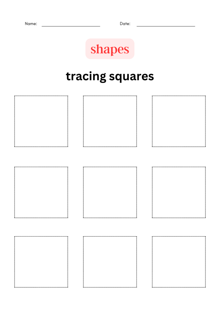 coloring and printable shapes 2D worksheets for grade 1, 2, 3 | Made By ...