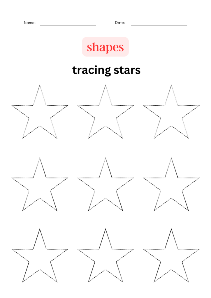 coloring and printable shapes 2D worksheets for grade 1, 2, 3 | Made By ...