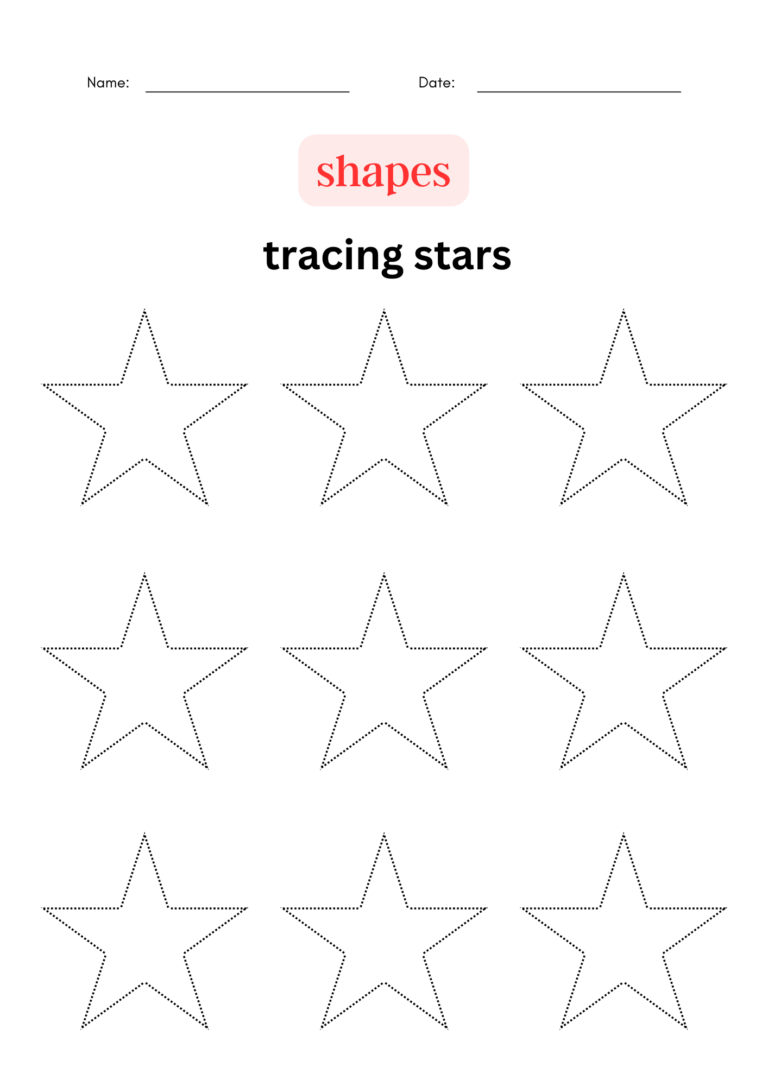 coloring and printable shapes 2D worksheets for grade 1, 2, 3 | Made By ...