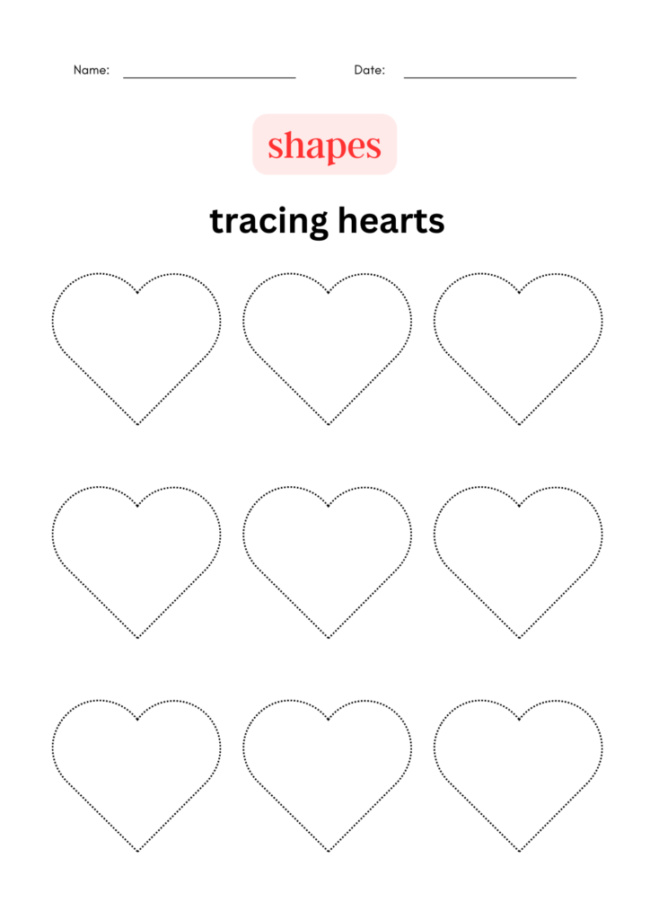 coloring and printable shapes 2D worksheets for grade 1, 2, 3 | Made By ...