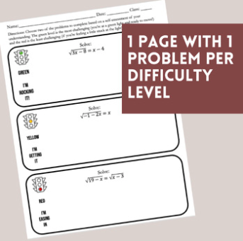 Matrix Unit Practice Task Card Activity (3 Levels) | Made By Teachers
