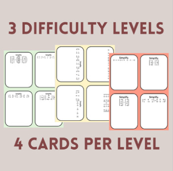 Matrix Unit Practice Task Card Activity (3 Levels) | Made By Teachers