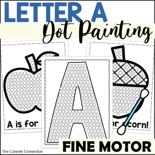 Letter A Dot Painting Activity | Made By Teachers