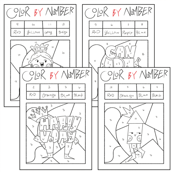 Victoria Day Color by Number, Canada Day Color by Codes Worksheets ...