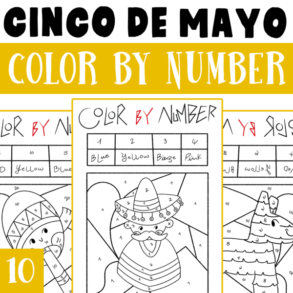 Color by Code May Bundle - Victoria day Mothers day Cinco de Mayo ...