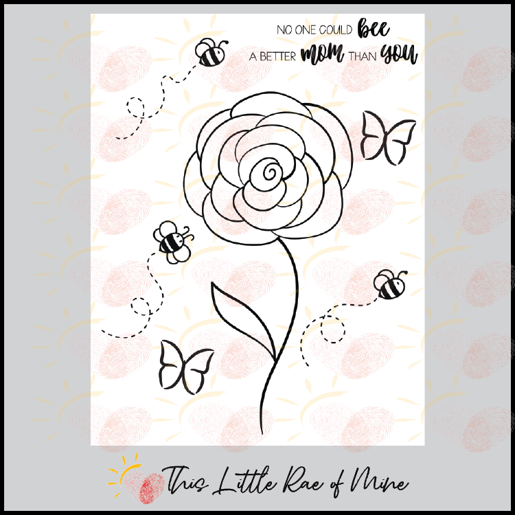 Mom - no one could Bee - Mother's Day - Handprint Art - printable ...