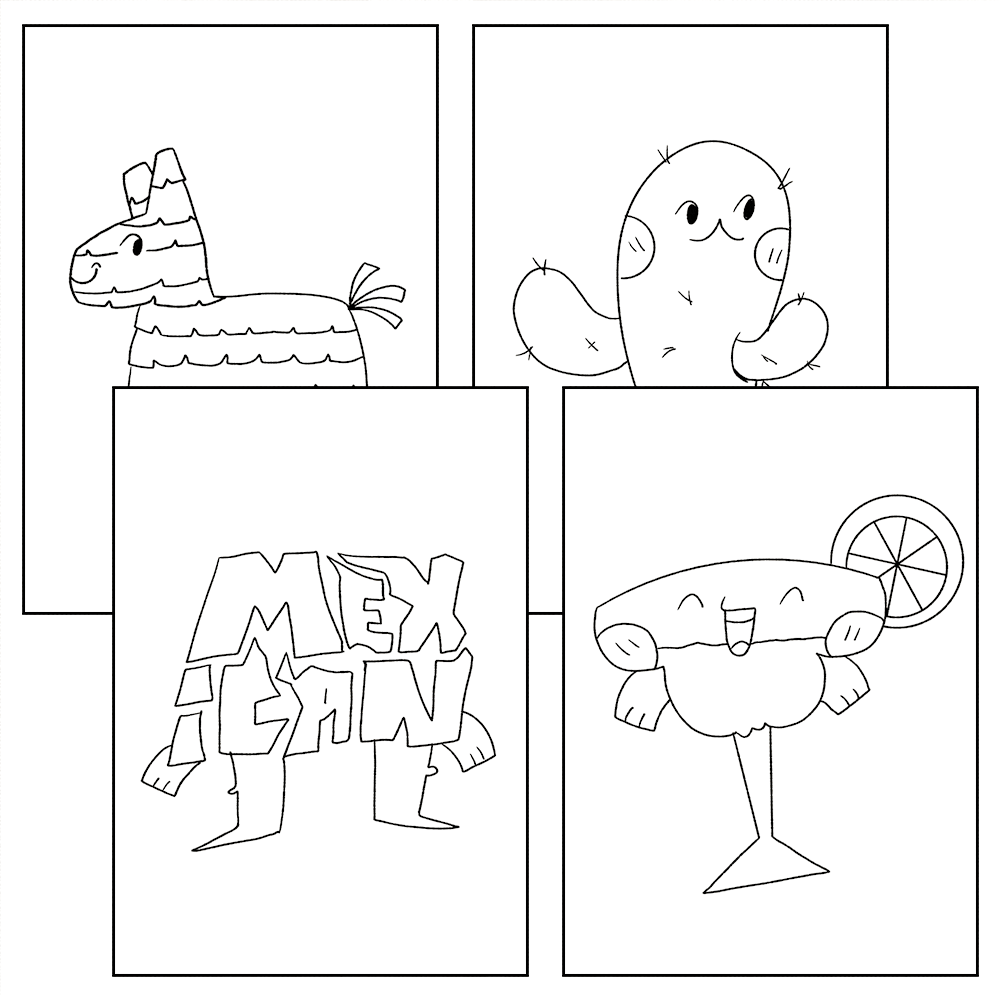 Cinco de Mayo Coloring Pages, Fifth of May Coloring Worksheets ...