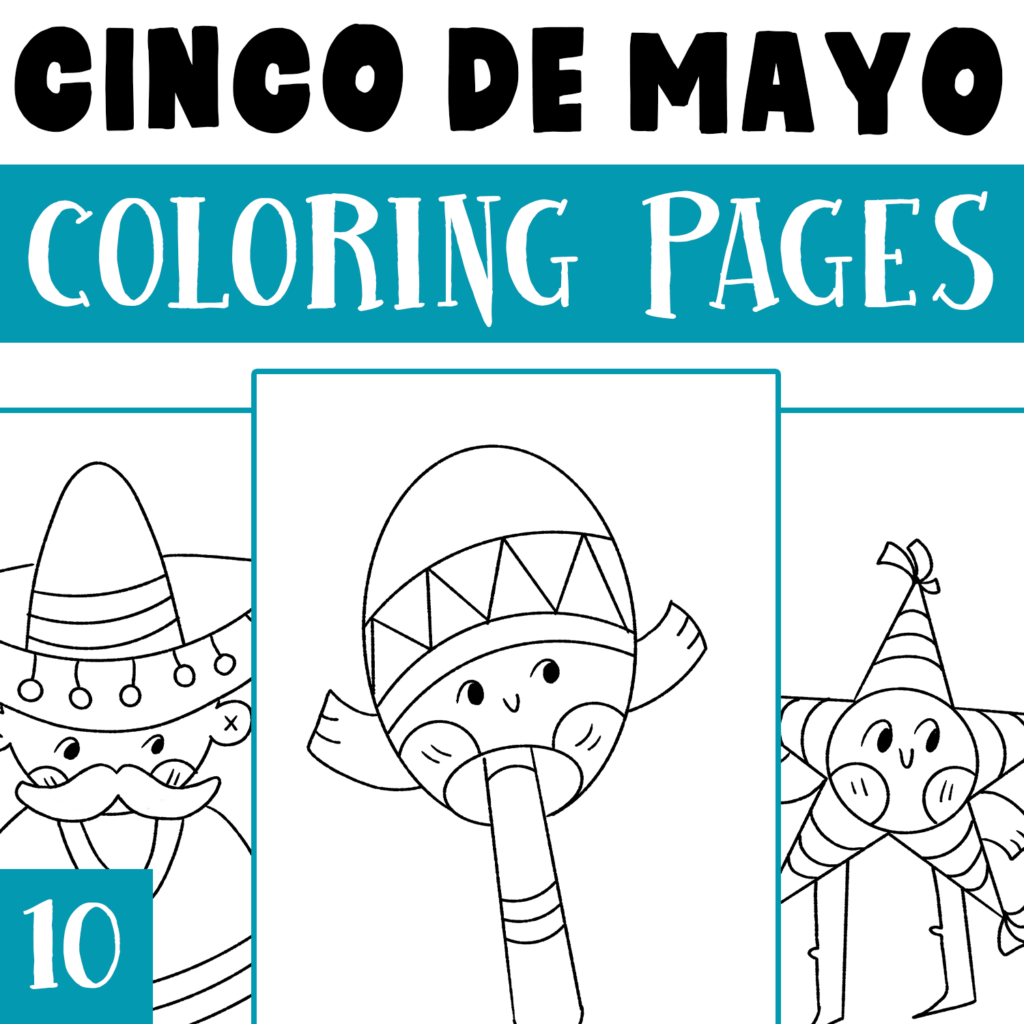 Cinco de Mayo Coloring Pages, Fifth of May Coloring Worksheets ...