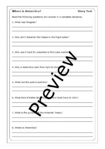 Sarah Fabiny "Where Is Antarctica?" worksheets | Made By Teachers