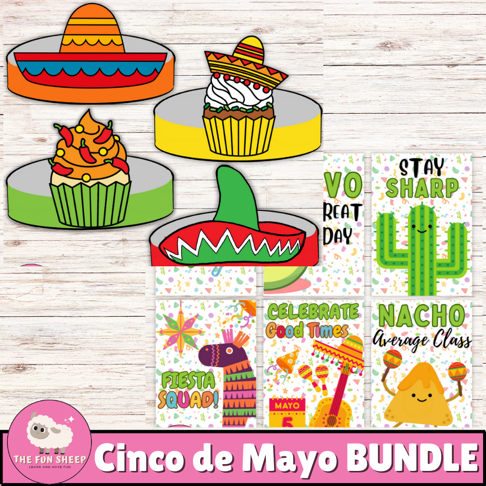 Cinco de Mayo Activities & Crafts Bundle | Mexican Fiesta Classroom ...