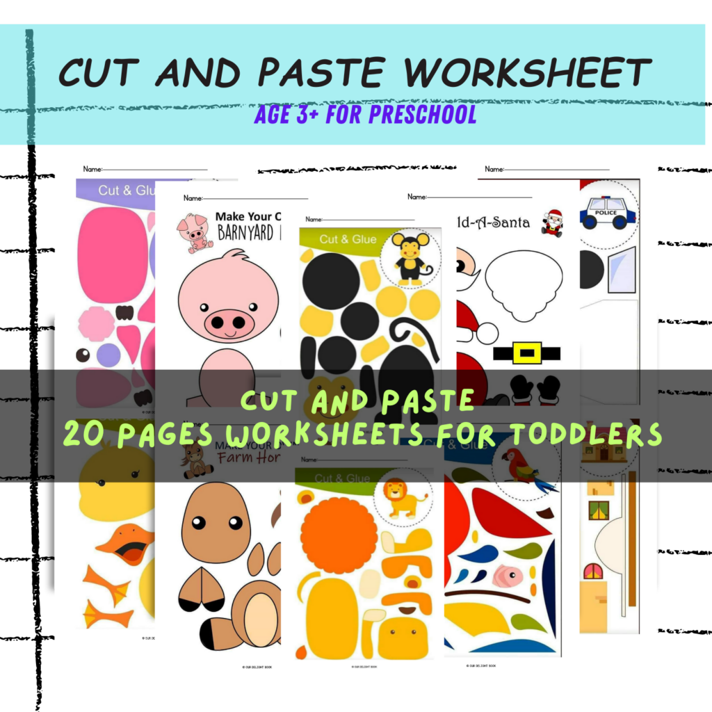 Cut & Paste Skills for Kids Ages 3+ | Made By Teachers