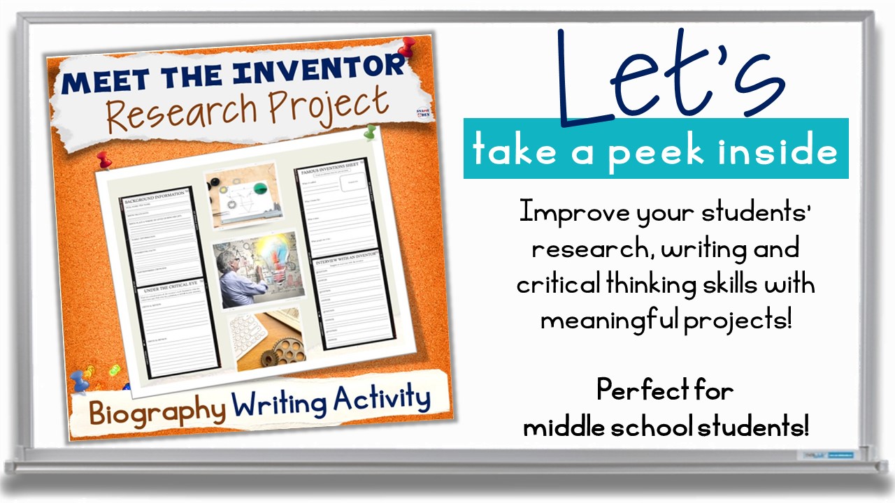 Famous Inventors Research Project - Biography Writing Activity Print ...
