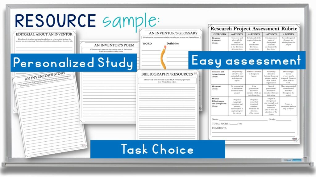 Famous Inventors Research Project - Biography Writing Activity Print ...