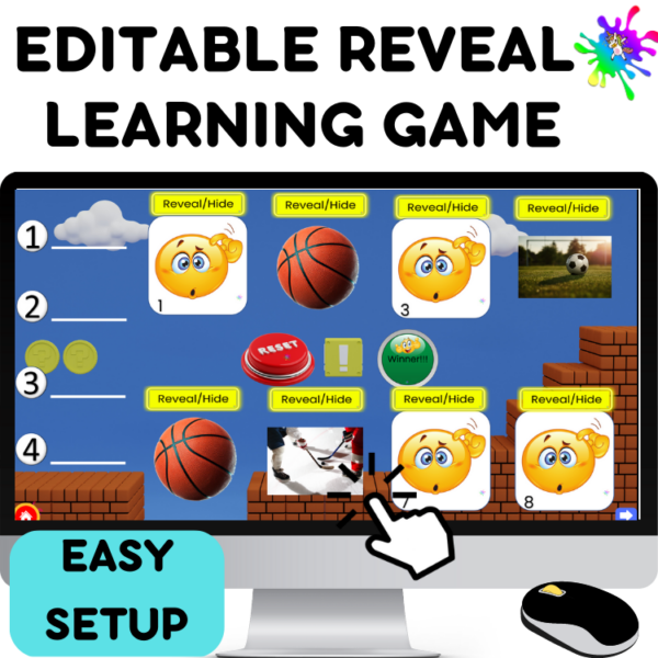 Memory game editable template - Any subject, back to school ...