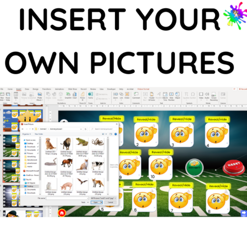 Memory game editable template - Any subject, back to school ...