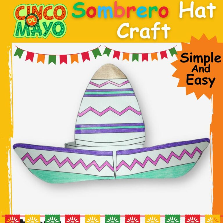 Cinco De Mayo Hat Crown Craft | Sombrero Hat | Made By Teachers