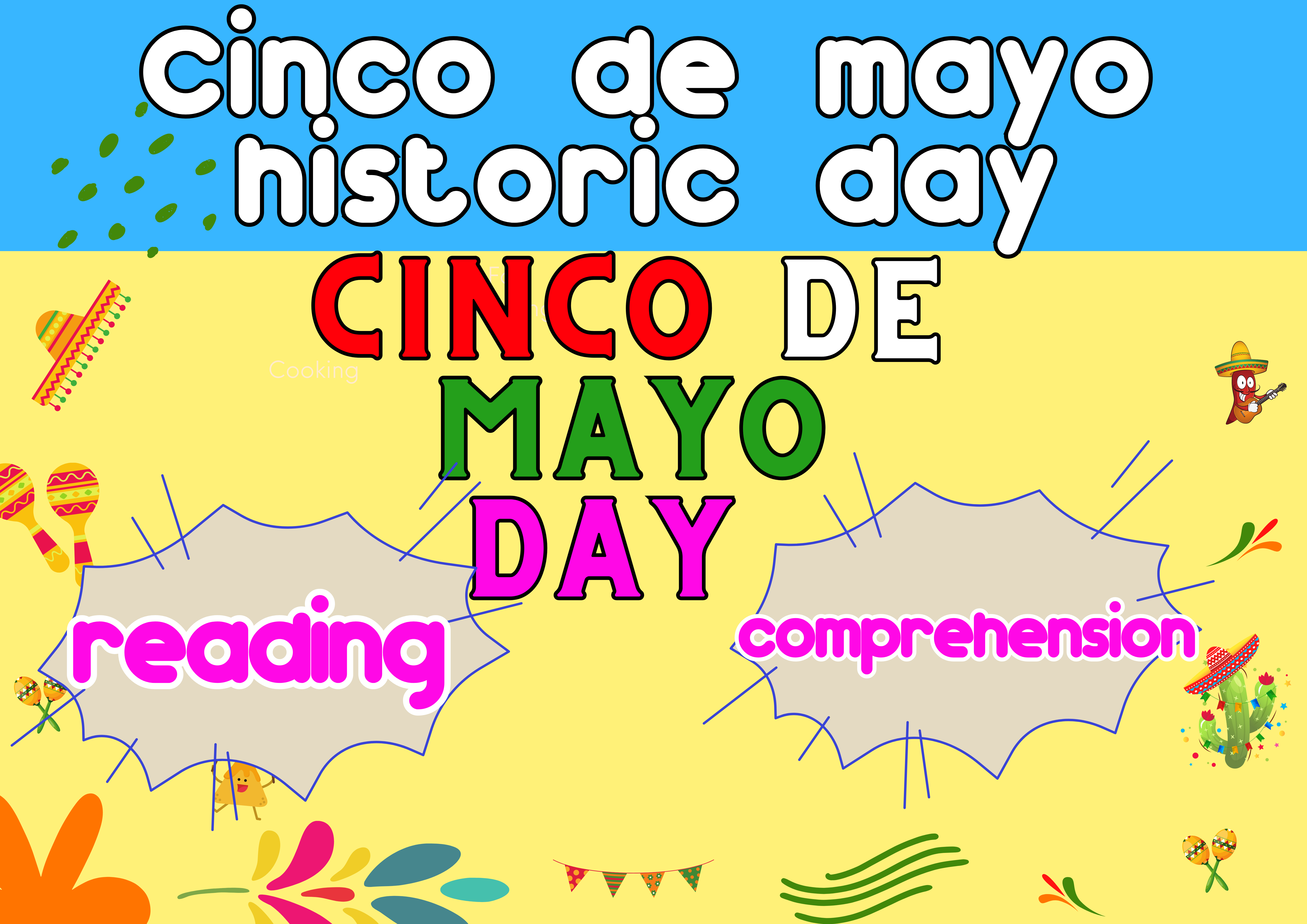 Comprensión de lectura "Cinco de Mayo" Celebrando la cultura e historia ...