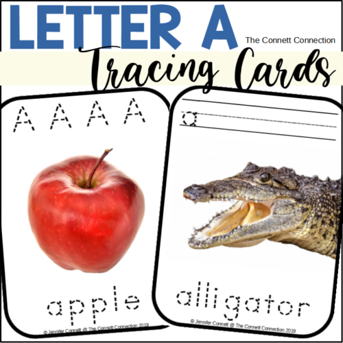 Letter A Phonics and Writing Centers with Real Photographs | Made By ...