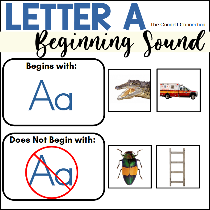 Letter A Phonics and Writing Centers with Real Photographs | Made By ...