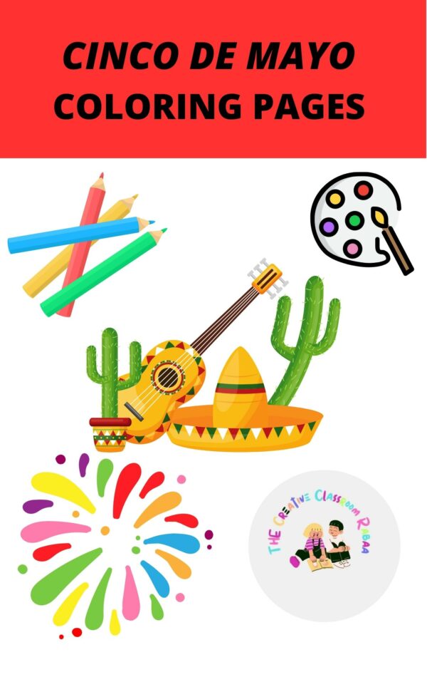 Cinco De Mayo Coloring Sheets Mexican Fiesta | Made By Teachers