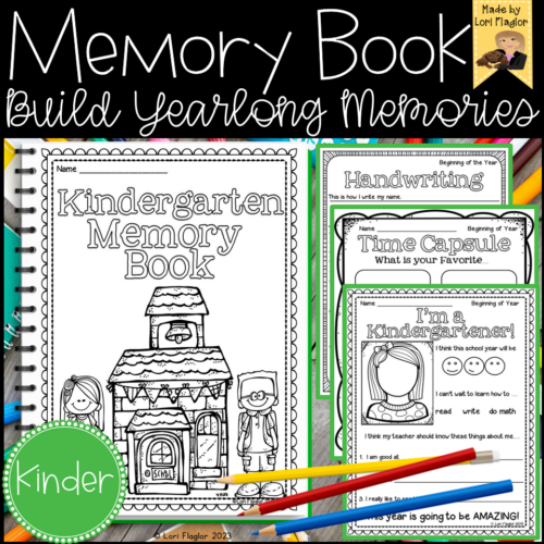 Yearlong Memory Book- Kindergarten Edition | Made By Teachers