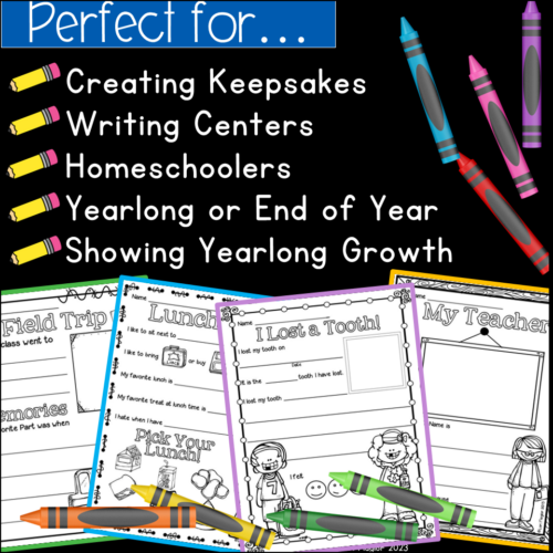 Yearlong Memory Book- Kindergarten Edition | Made By Teachers