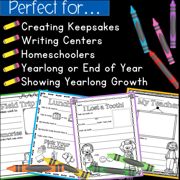 Yearlong Memory Book- Kindergarten Edition | Made By Teachers