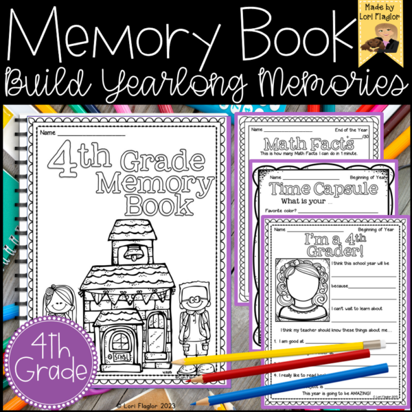 Yearlong Memory Book-4th Grade Edition | Made By Teachers