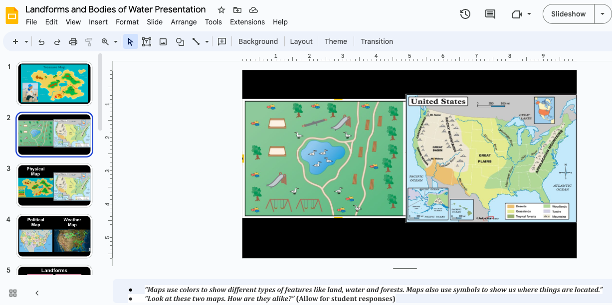 2nd Grade Science Lesson Area Models, Earth's Water 2.ESS2.2, 2.ESS2.3 ...