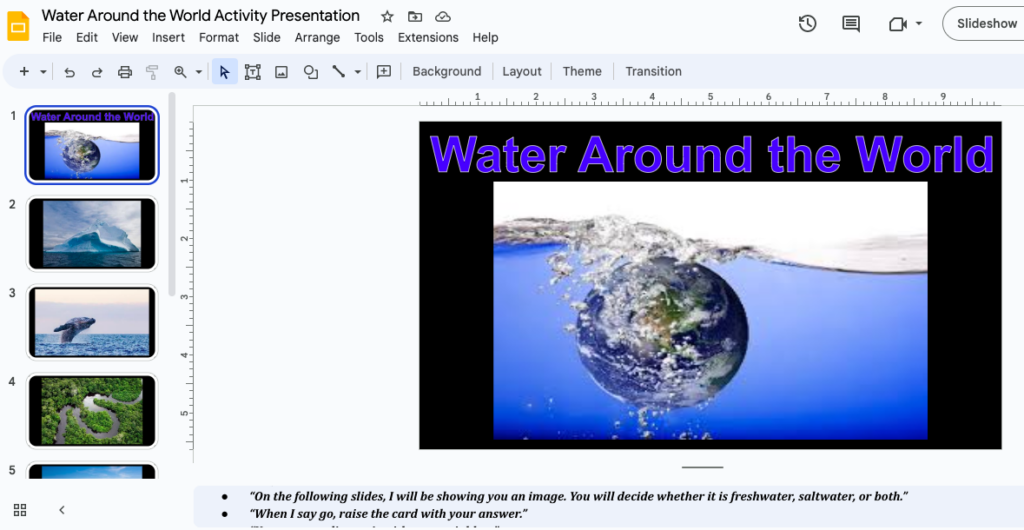2nd Grade Science Lesson Area Models, Earth's Water 2.ESS2.2, 2.ESS2.3 ...
