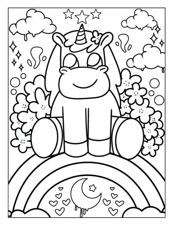 Unleash Your Creativity with Creepy-Cute Kawaii Coloring Pages ...