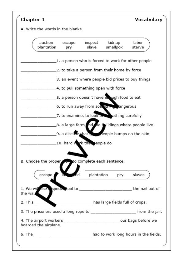 Yona Zeldis McDonough "What Was the Underground Railroad?" worksheets ...