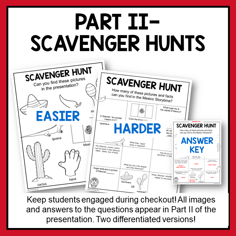 Library Storytime - Mexico - Hispanic Heritage Month - Cinco de Mayo ...