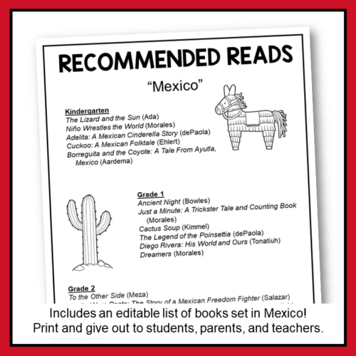 Library Storytime - Mexico - Hispanic Heritage Month - Cinco de Mayo ...