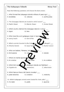 Megan Stine "Where Are the Galapagos Islands?" worksheets | Made By ...