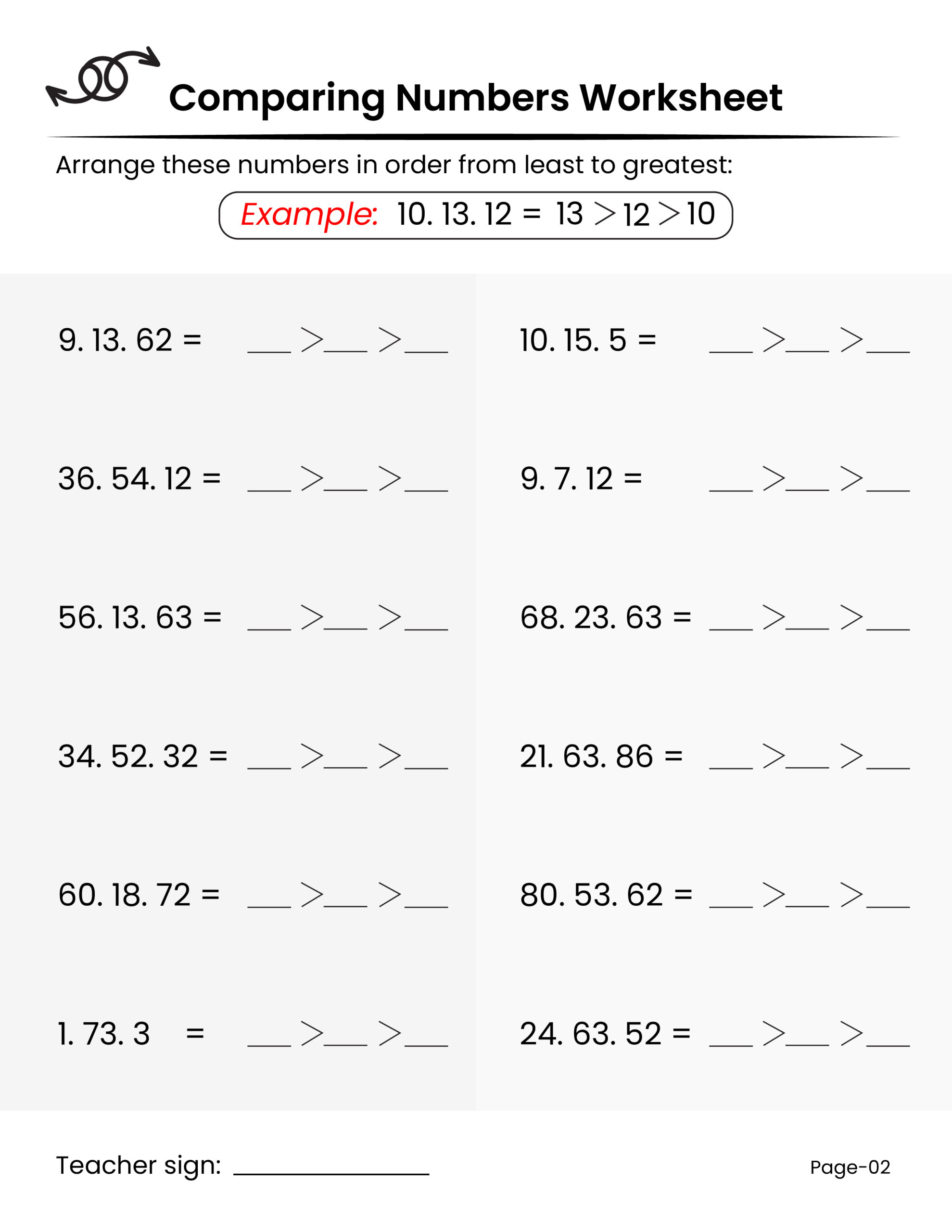 Master Comparing Numbers with Our 20-Page Worksheet | Made By Teachers