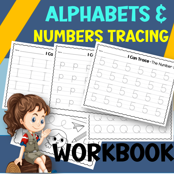 Boost Your Child's Learning with Our Alphabet and Numbers Workbook: Fun ...