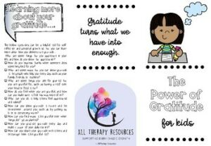 GRATITUDE Counseling Brochure | Made By Teachers