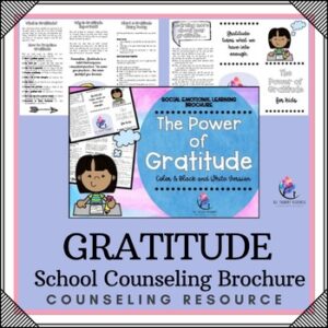GRATITUDE Counseling Brochure | Made By Teachers