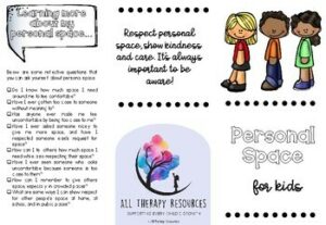 PERSONAL SPACE BROCHURE - School Counseling Brochure | Made By Teachers