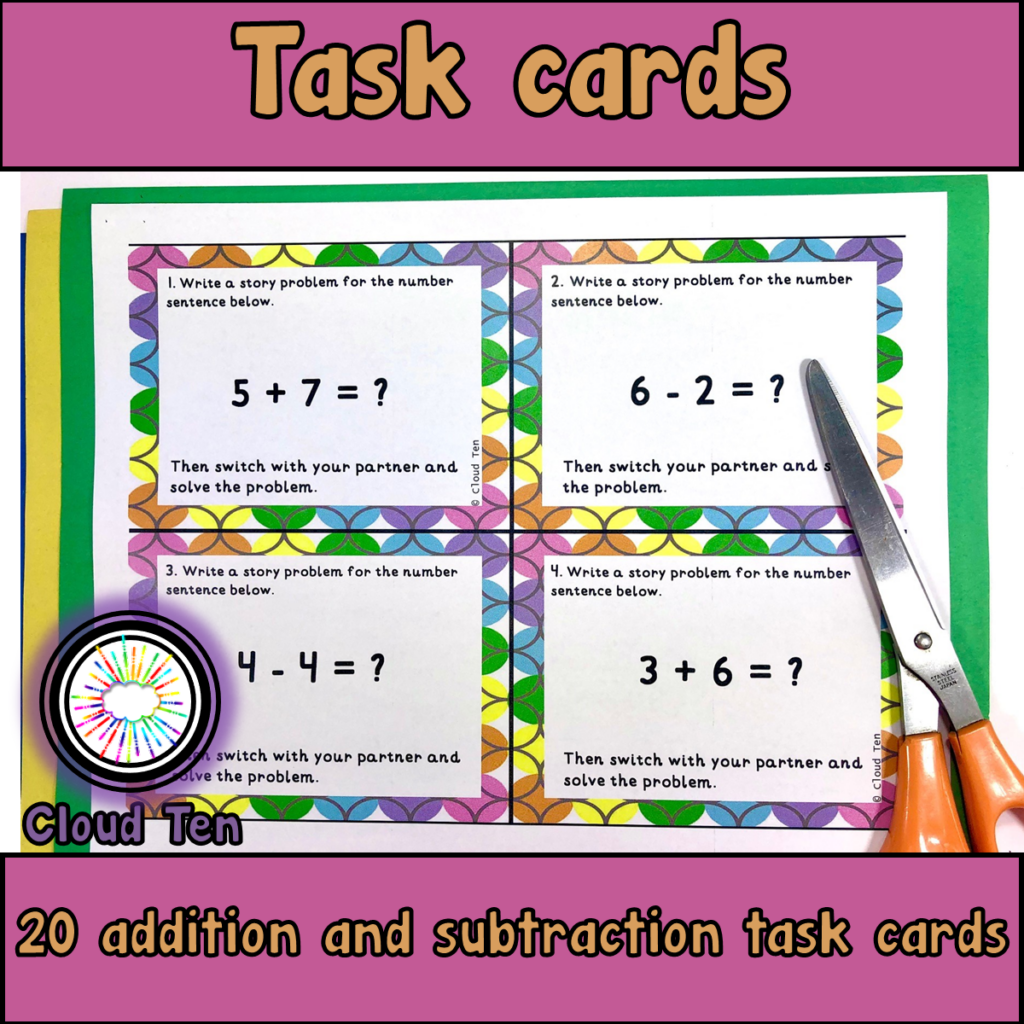 Write and solve problem situations bundle | Made By Teachers