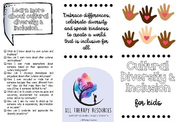CULTURAL DIVERSITY & INCLUSION BROCHURE | Made By Teachers