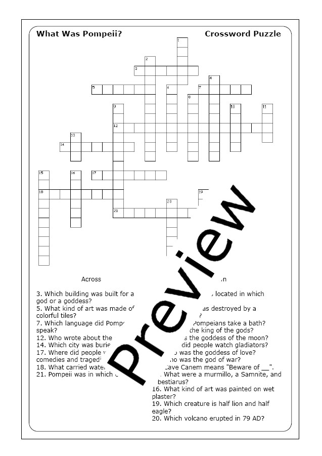 Jim O'Connor "What Was Pompeii?" worksheets | Made By Teachers