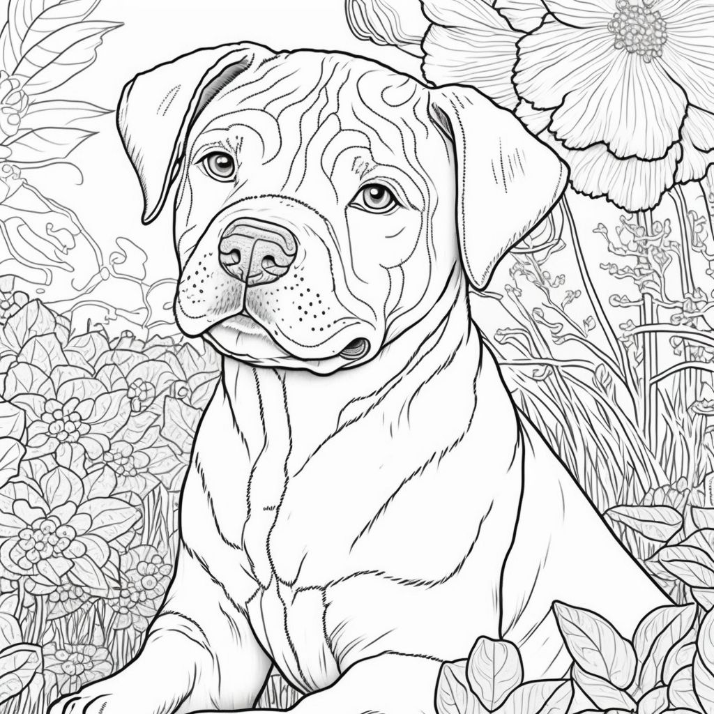 Fun and Educational Dog Coloring Book for Kids | Made By Teachers
