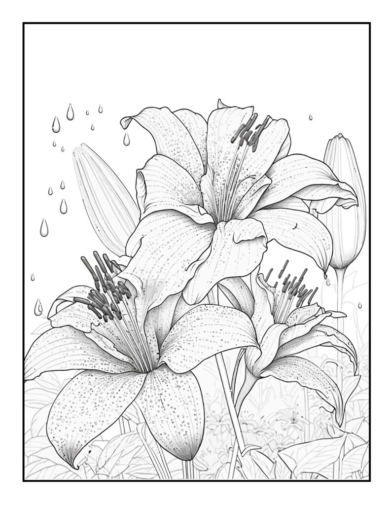 Relax and Unleash Your Creativity with Our Flowers Coloring Book | Made ...