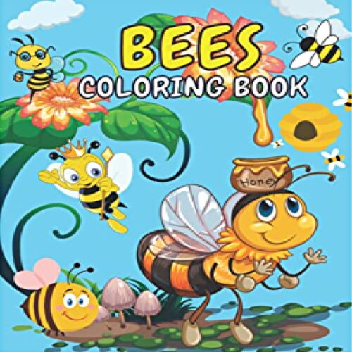 bee Coloring Book : Easy and Fun bees Colouring Book for Kids | Made By ...